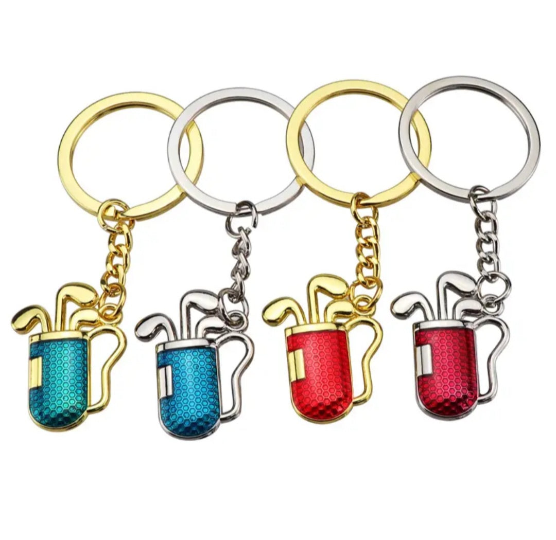 Golf Club Keychain